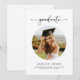 Modern Graduate Photo Graduation Announcement | Zazzle