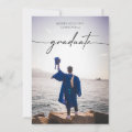 Modern Graduate Photo Graduation Announcement | Zazzle