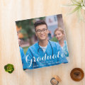 Modern Graduate Scrapbook 2 Photo Album Graduation 3 Ring Binder | Zazzle
