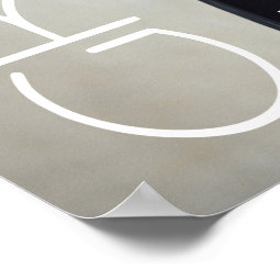 Modern Graduate Typography Photo Name Poster | Zazzle