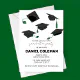 Modern Graduation Cap Toss Graduation Party Invitation | Zazzle