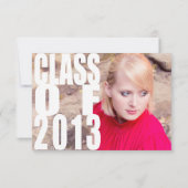 Modern Graduation Card Class of 2013 | Zazzle