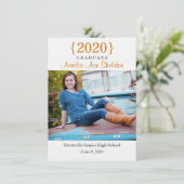 Modern Graduation Open House Invite | Zazzle