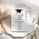 Modern Graduation party dinner menu | Zazzle