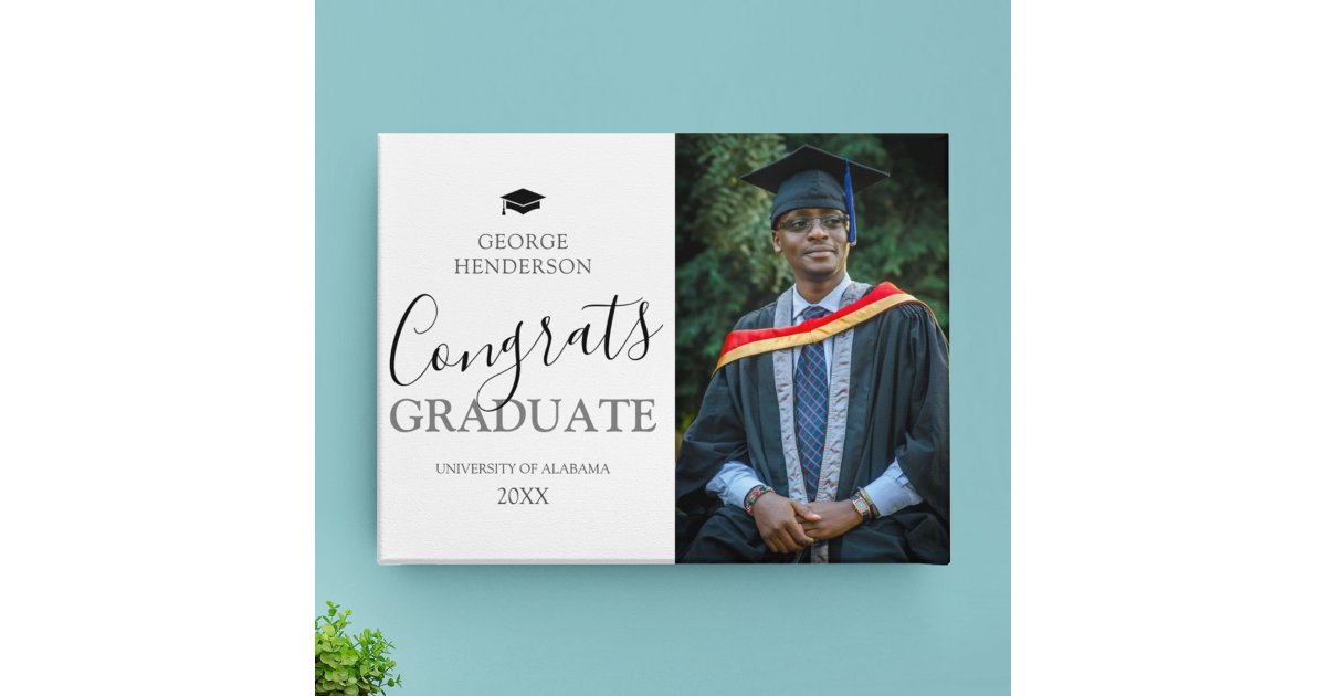 Modern Graduation Photo Plaque | Zazzle