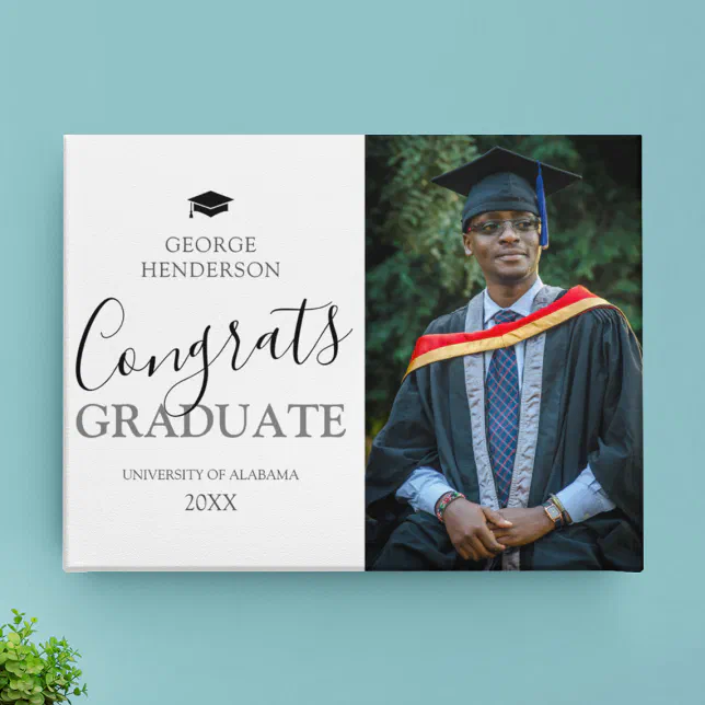 Modern Graduation Photo Plaque | Zazzle
