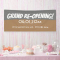 Modern Grand Reopening Business Banner | Zazzle