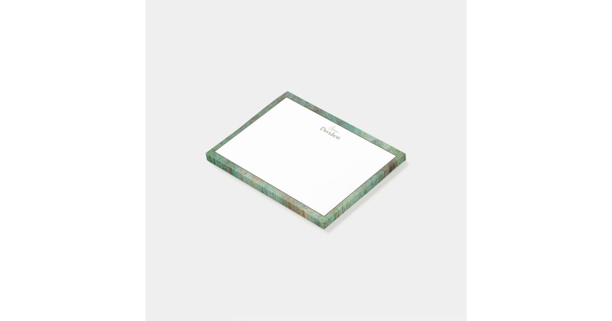 Modern Granite Post It Notes | Zazzle