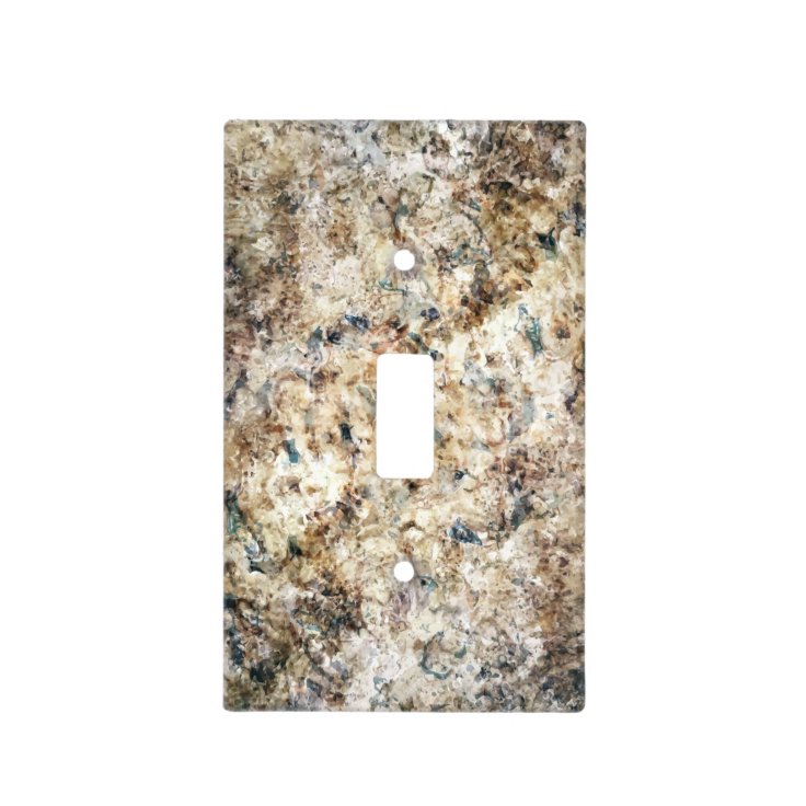Modern Granite Stone Look Light Switch Cover | Zazzle