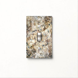 Modern Granite Stone Look Light Switch Cover | Zazzle