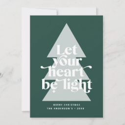 Modern graphic minimal Christmas religious Holiday Card | Zazzle