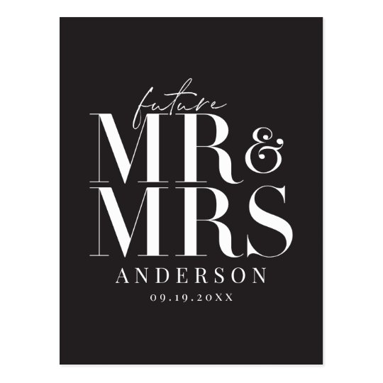 Modern, graphic, typography save the date postcard | Zazzle.com