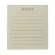 Modern Grass Green TODAY to do list Lined Notepad | Zazzle