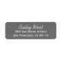 Modern Gray Labels | Zazzle