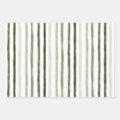 Modern Green Christmas Pattern Wrapping Paper Sheets | Zazzle