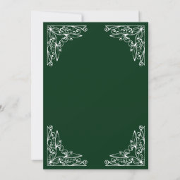 Modern Green Islamic Muslim Wedding Invitation | Zazzle