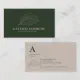 Modern Green Logo Business Card | Zazzle