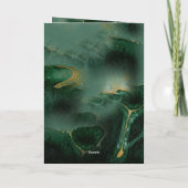 Modern Green Monogram Order of Service Program | Zazzle