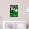 Modern Green Promotional Gym Photo Fitness Poster | Zazzle