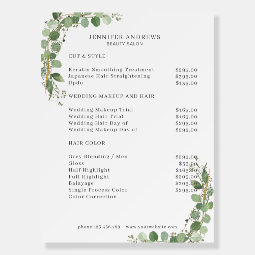 Modern, Greenery Foam Board | Zazzle