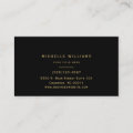 Modern Greenery Gold Leaf Business Card | Zazzle