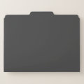 Modern Grey & Dark Grey Professional File Folder | Zazzle
