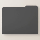 Modern Grey & Dark Grey Professional File Folder | Zazzle