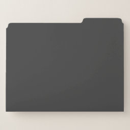 Modern Grey & Dark Grey Professional File Folder | Zazzle