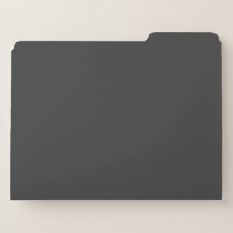Modern Grey & Dark Grey Professional File Folder | Zazzle