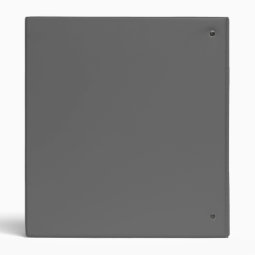 Modern, Grey on Dark Grey, Initials & Name Logo 3 Ring Binder | Zazzle