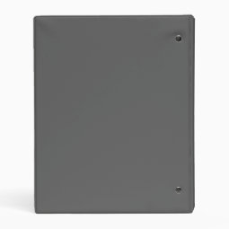 Modern, Grey on Dark Grey, Initials & Name Logo Mini Binder | Zazzle