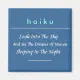 Modern Haiku Refrigerator Magnet (Square) | Zazzle