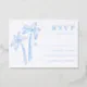Modern Hand-Drawn Palm Trees Wedding Letterpress RSVP Cards | Zazzle