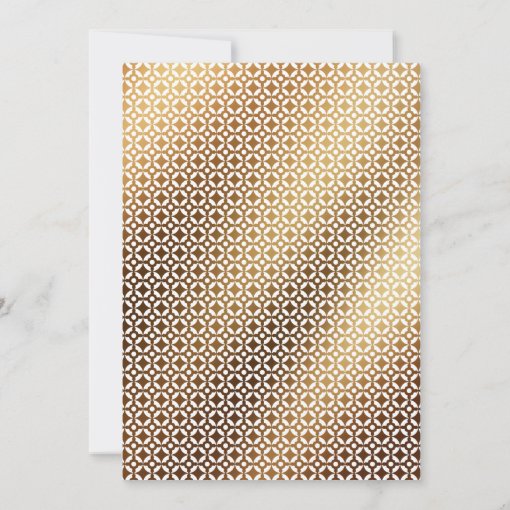 Modern Handwriting Gold Wedding Invitation | Zazzle