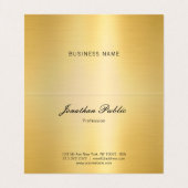 Modern Handwriting Name Gold Elegant Template Business Card | Zazzle