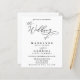 Modern Handwritten Calligraphy Wedding Script | Zazzle