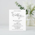 Modern Handwritten Calligraphy Wedding Script | Zazzle