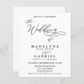 Modern Handwritten Calligraphy Wedding Script | Zazzle