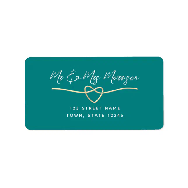 Modern Handwritten Return Address Label | Zazzle