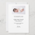 Modern Handwritten Script Baby Girl Photos Birth Thank You Card | Zazzle