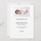 Modern Handwritten Script Baby Girl Photos Birth Thank You Card | Zazzle