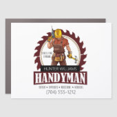 Modern Handyman Maintenance Contractor Tools Car Magnet | Zazzle