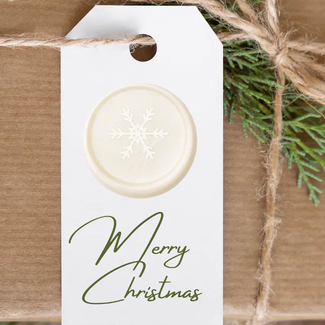 Modern Happy Holidays Wax Seal Stamp | Zazzle