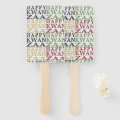 Modern Happy Kwanzaa Hand Fan | Zazzle
