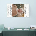 Modern Happy Retirement Script Photo Banner | Zazzle
