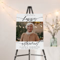 Modern Happy Retirement Script Photo Foam Board | Zazzle