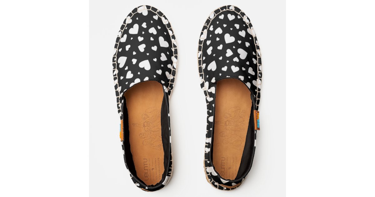 Modern Hearts Espadrilles | Zazzle