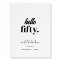 Modern Hello Fifty 50th Birthday Welcome Sign | Zazzle