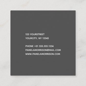 Modern Holographic Circle Monogram - Business Card | Zazzle