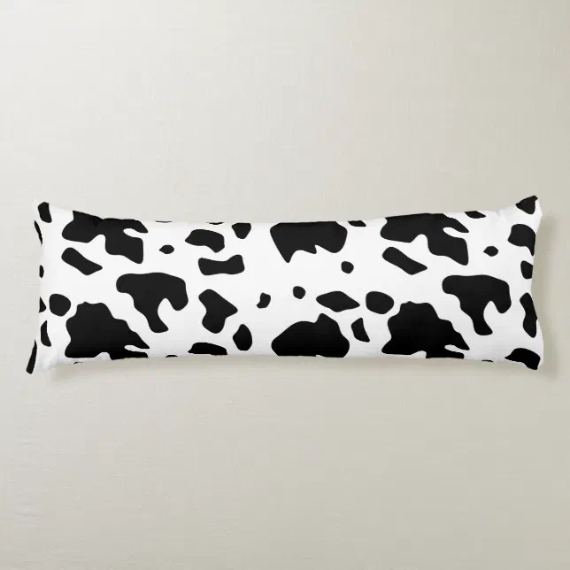 Modern Holstein Friesian Cow Animal Print Pattern Body Pillow | Zazzle